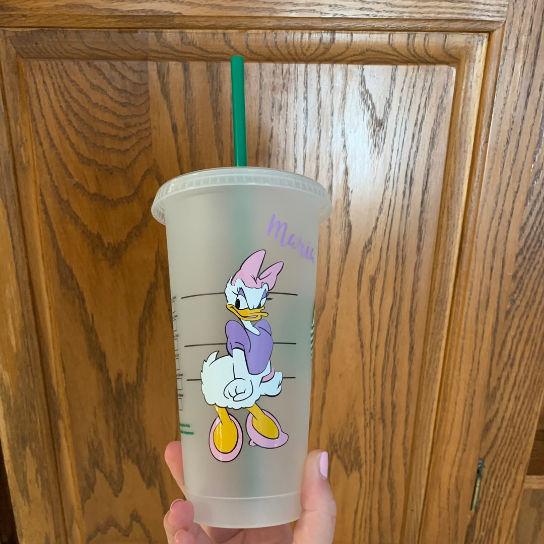 Daisy Duck Starbucks Cold Cup - Etsy