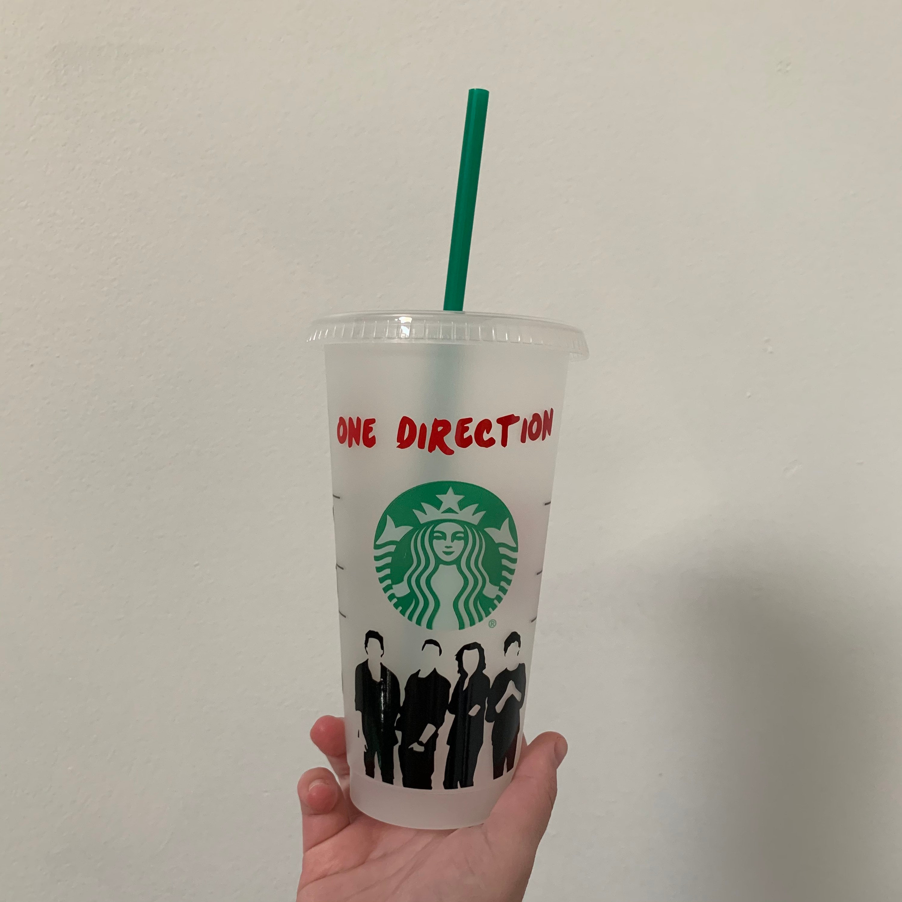 One Direction Starbucks Cold Cup | Etsy