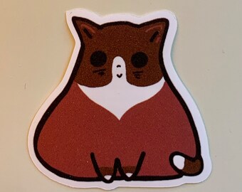 Fat Cat Wall Decals - Etsy