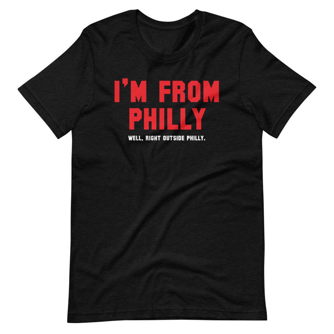 Philly Local T-shirt Philly Suburbs Delaware County Funny Apparel - Etsy
