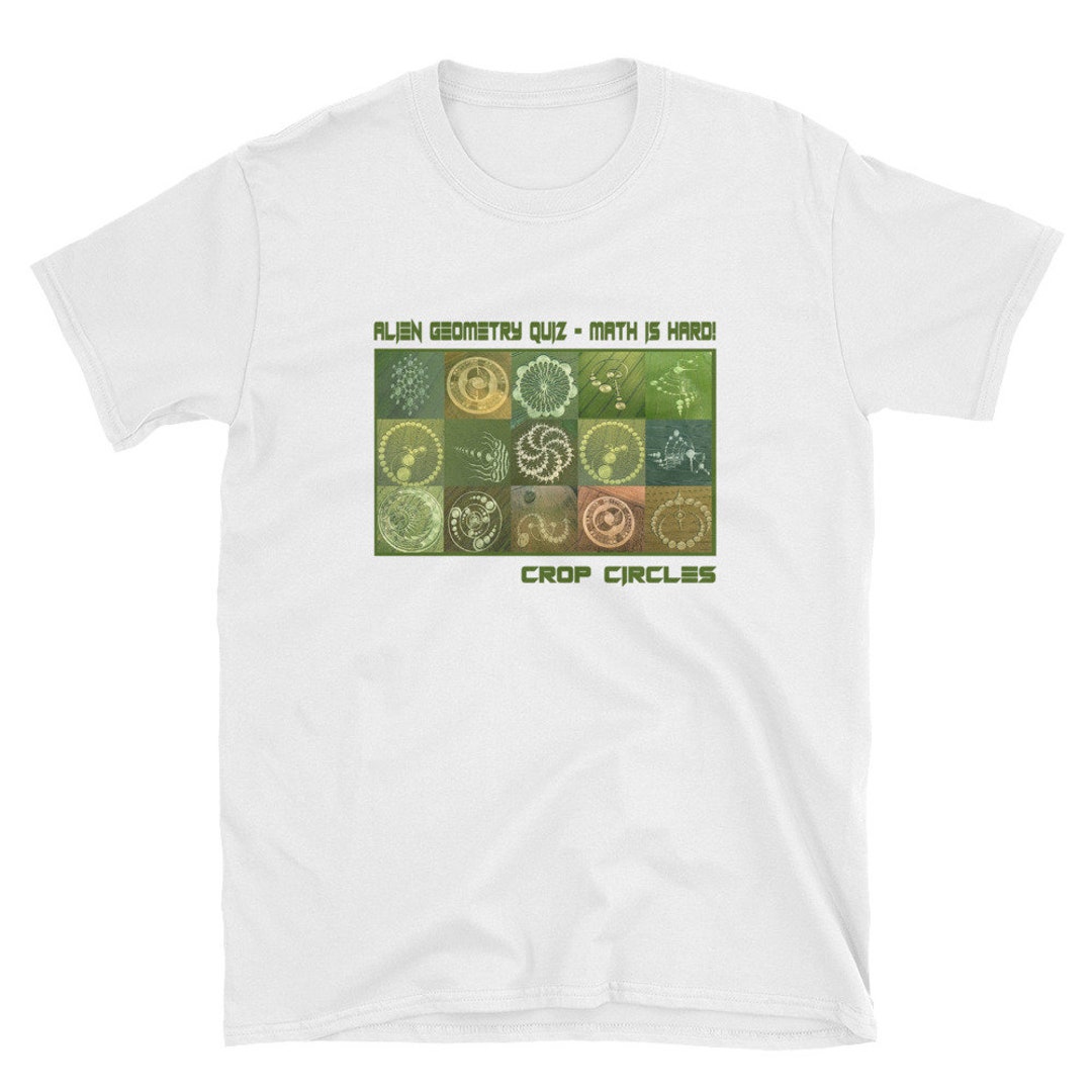 Crop Circle Math T-shirt - Etsy