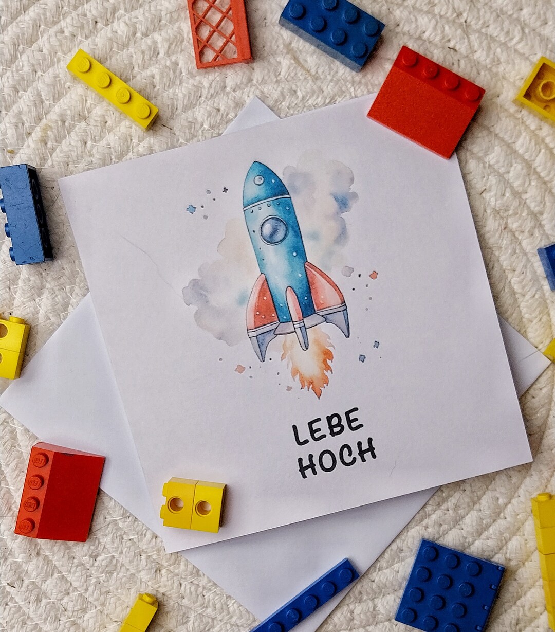 Birthday Card for Boys LIVE HIGH Rocket Birthday Space Congratulations ...