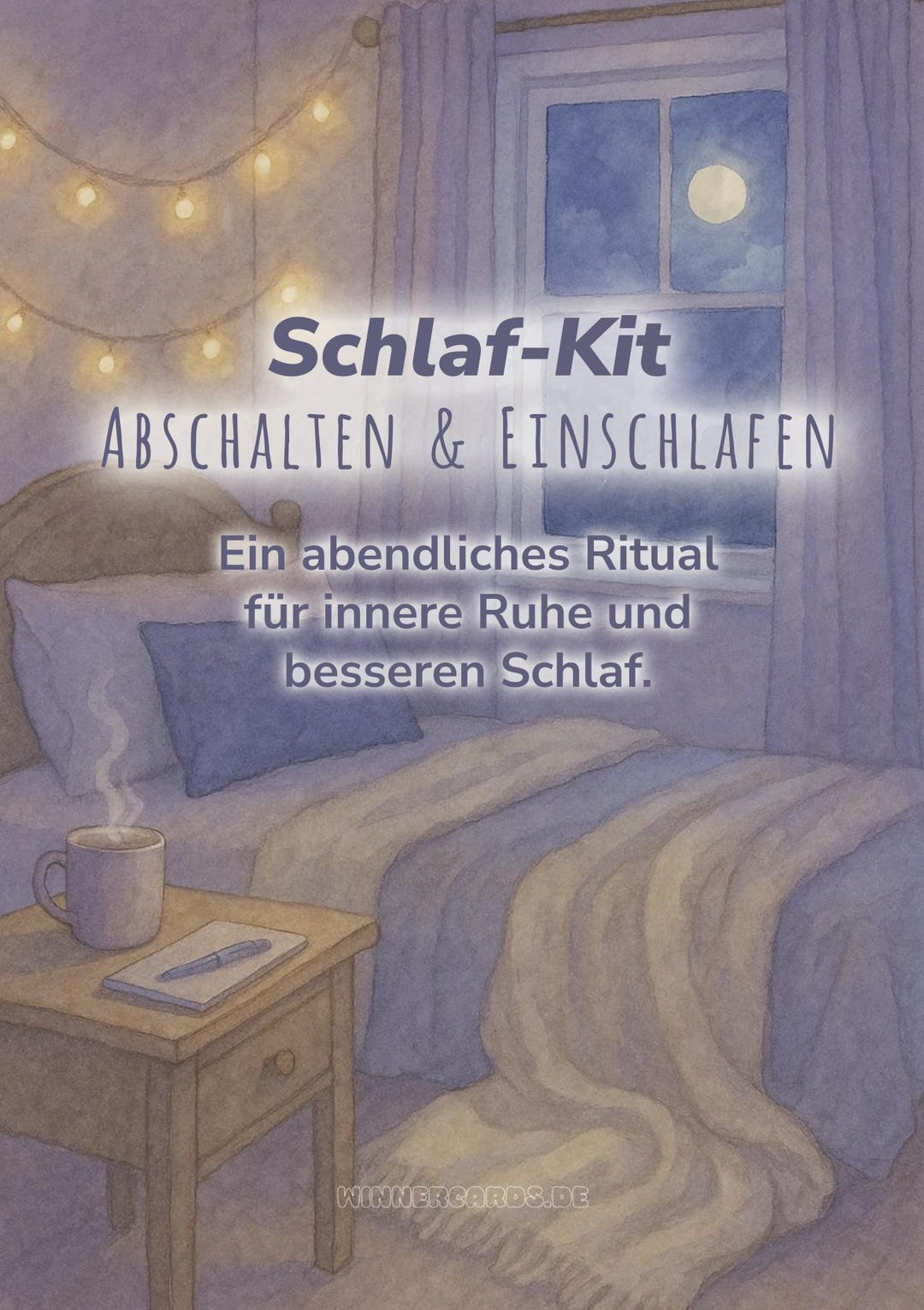 Digital Sleep Kit to Print, 3-minute Nightly Routine, Sleep Aid & Sleep ...