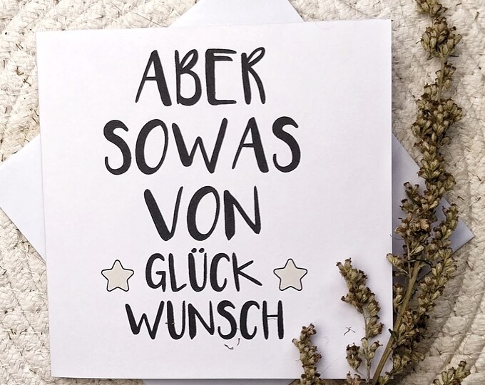 Aber Sowas Von Gluckwunsch