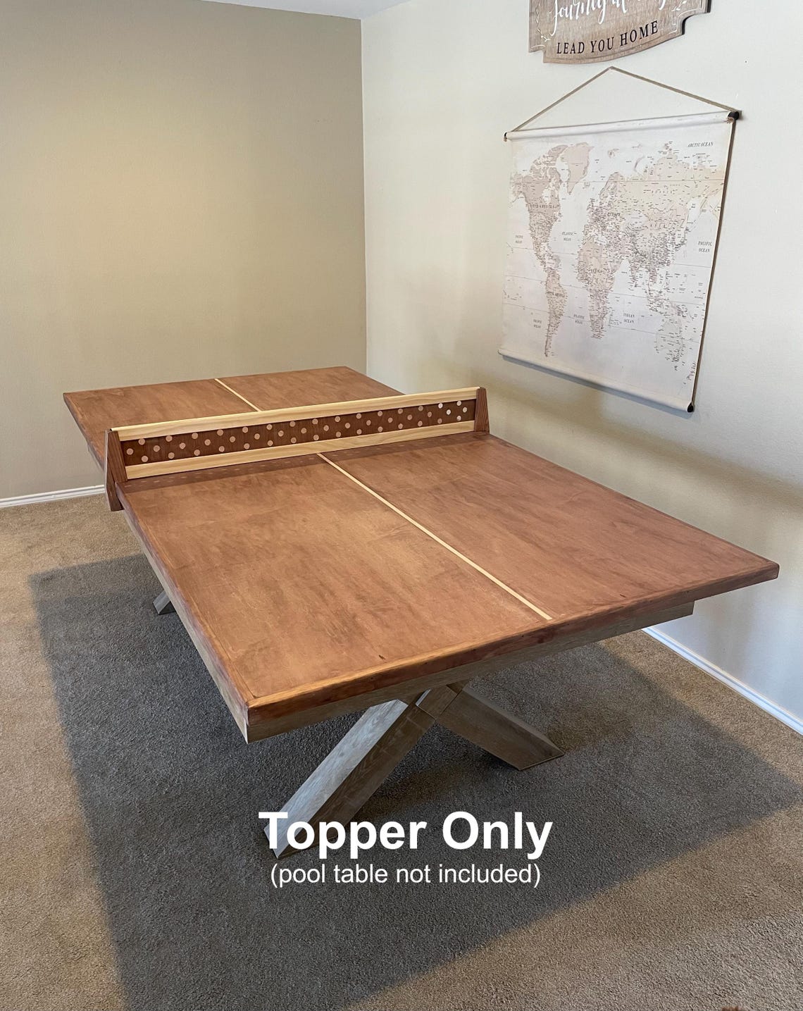 DIY Plans for Custom Wood Ping Pong Table Topper and Net - Etsy