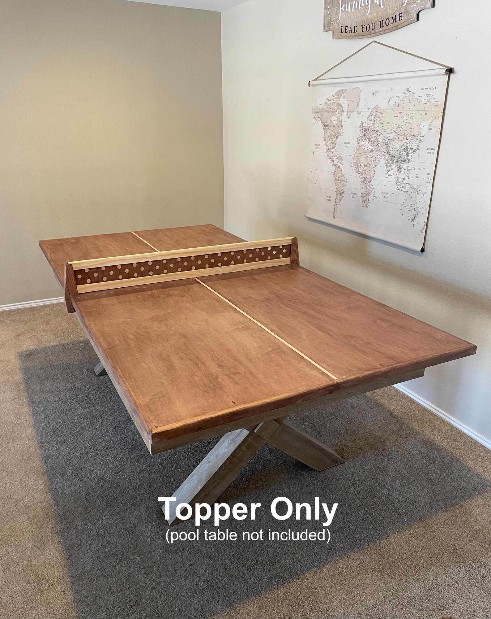 DIY Plans for Custom Wood Ping Pong Table Topper and Net - Etsy