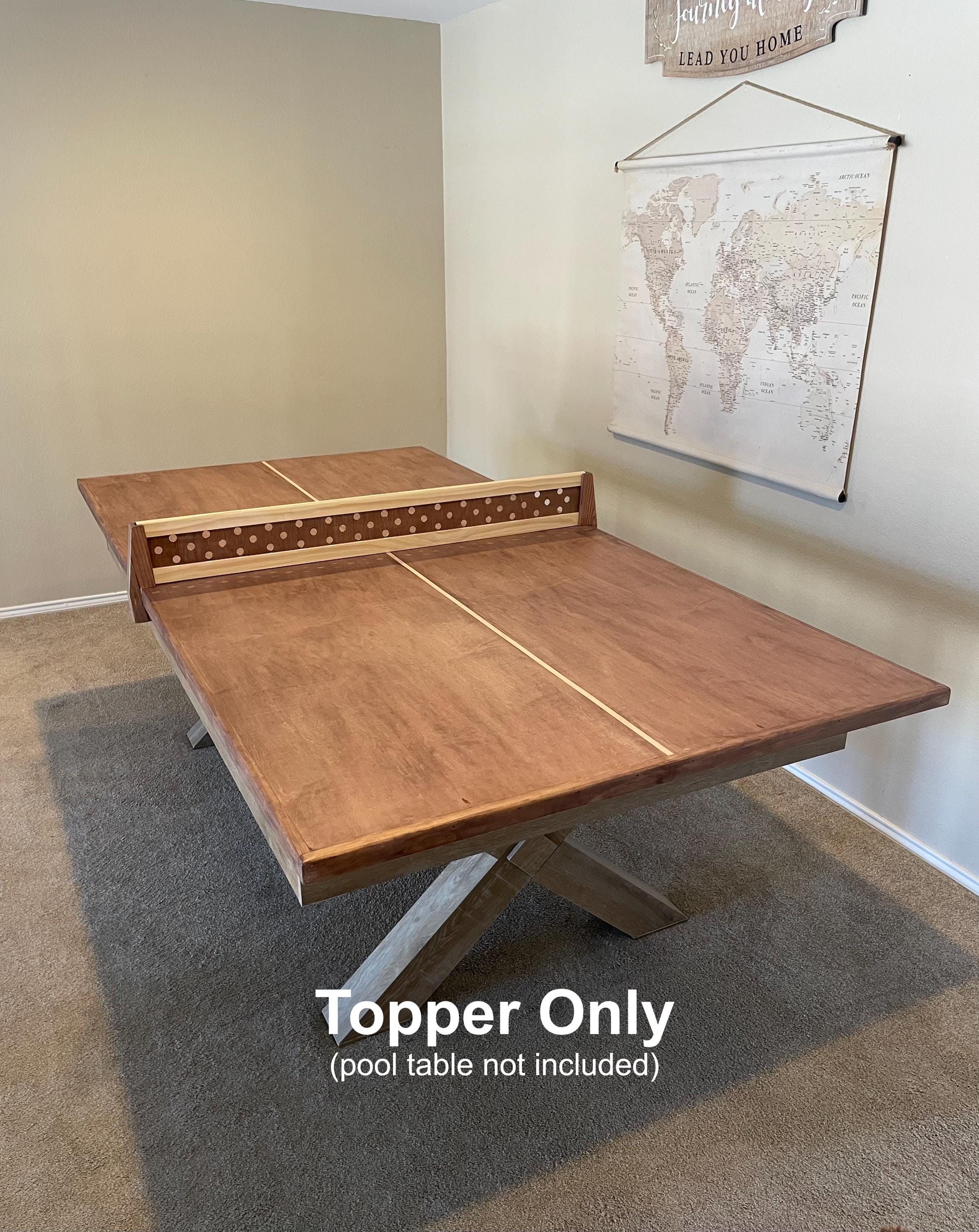 DIY Plans for Custom Wood Ping Pong Table Topper and Net - Etsy