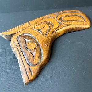 Frog First Nations Carving Signed - Etsy