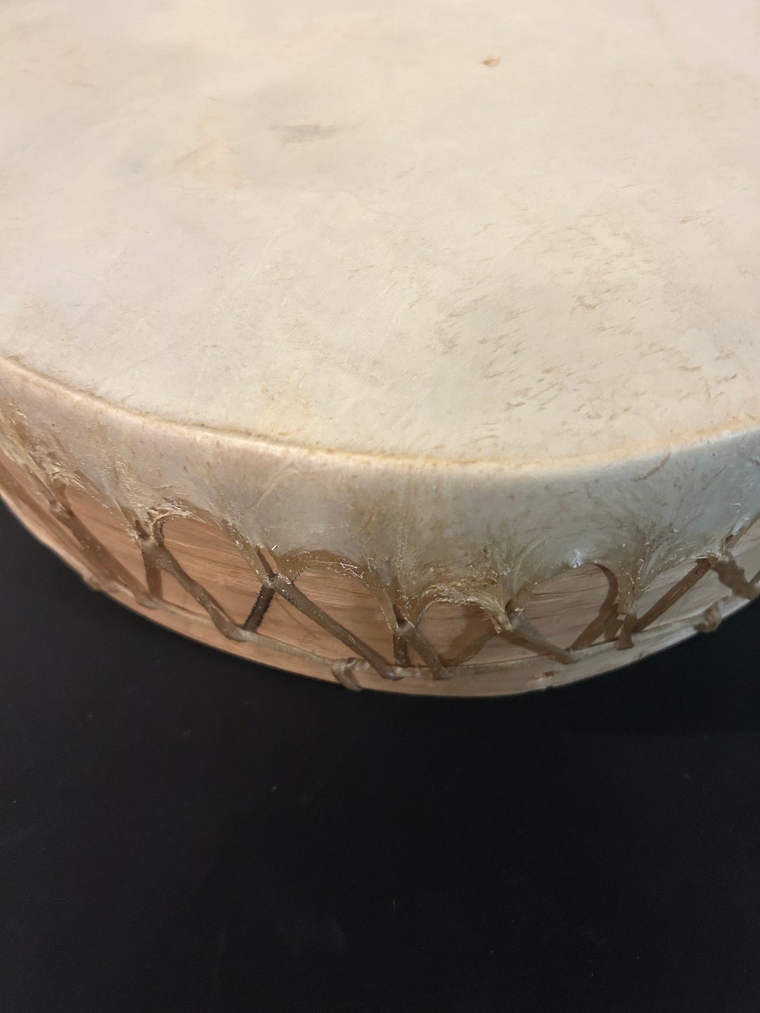 Vintage First Nations Ojibwa Drum Hand Made - Etsy