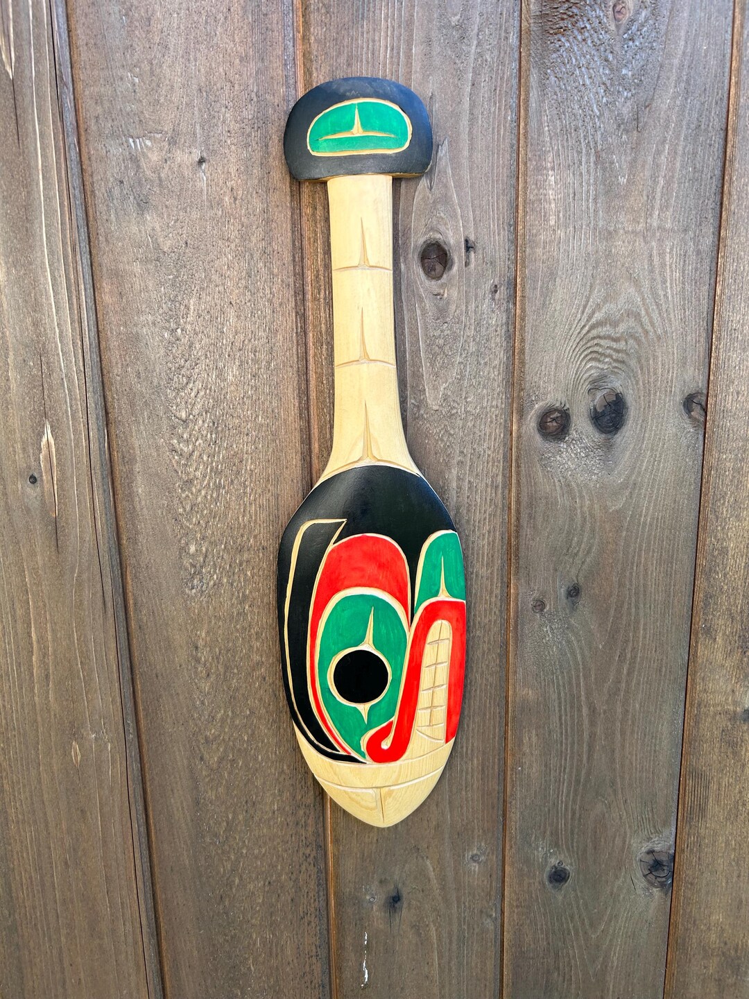 Paddle First Nations Killer Whale Signed Titled - Etsy