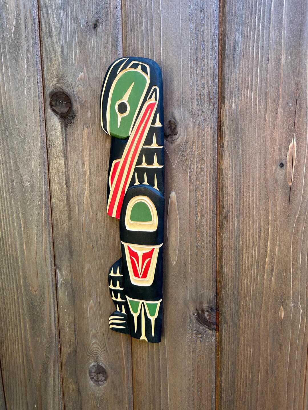 Raven First Nations Carving Signed - Etsy