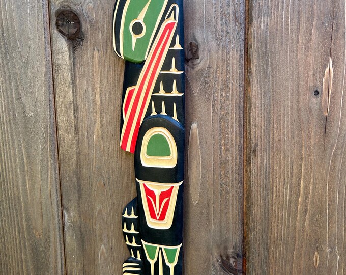 Raven First Nations Carving Signed - Etsy