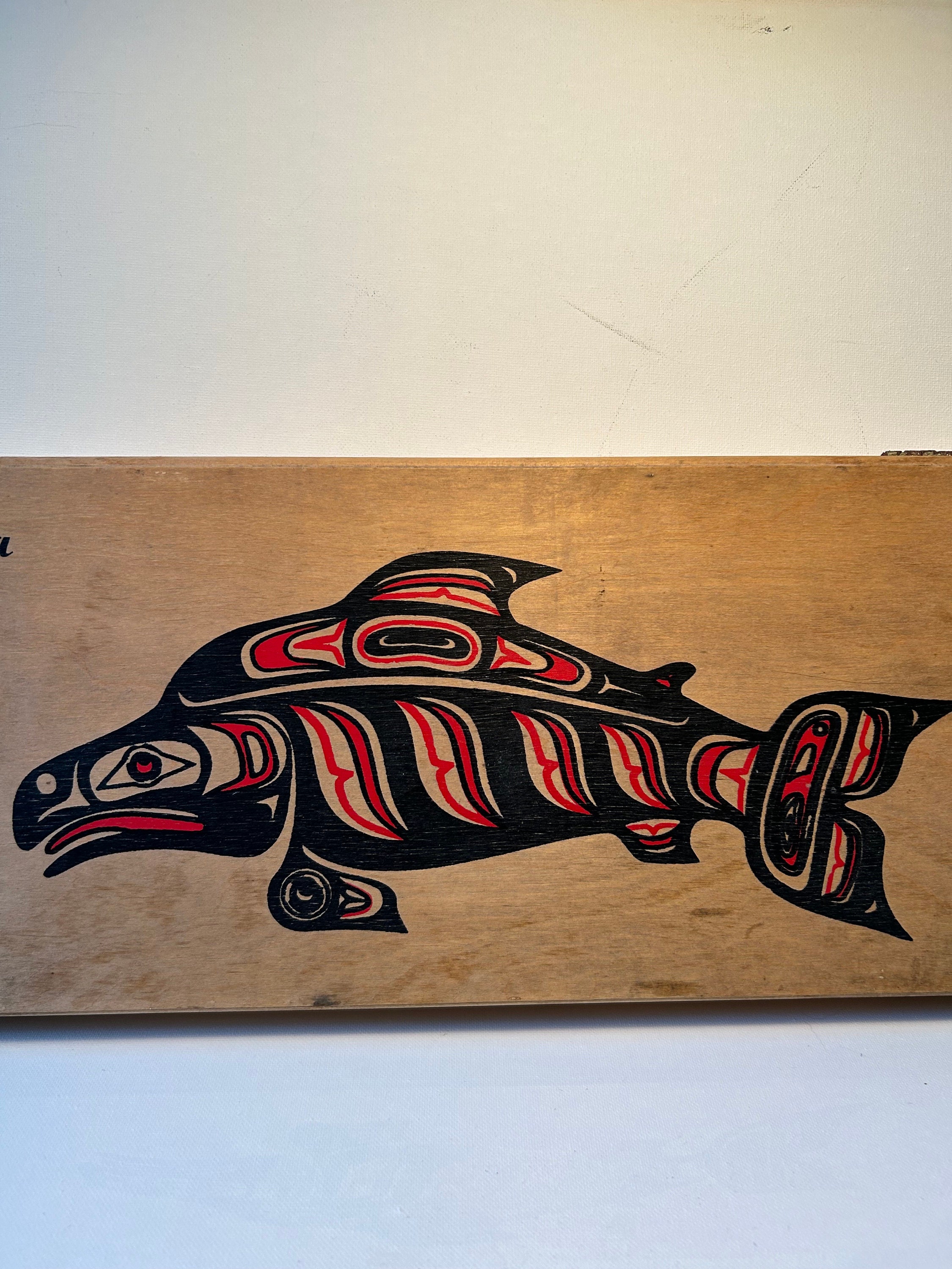 Vintage Salmon Box First Nations Design - Etsy
