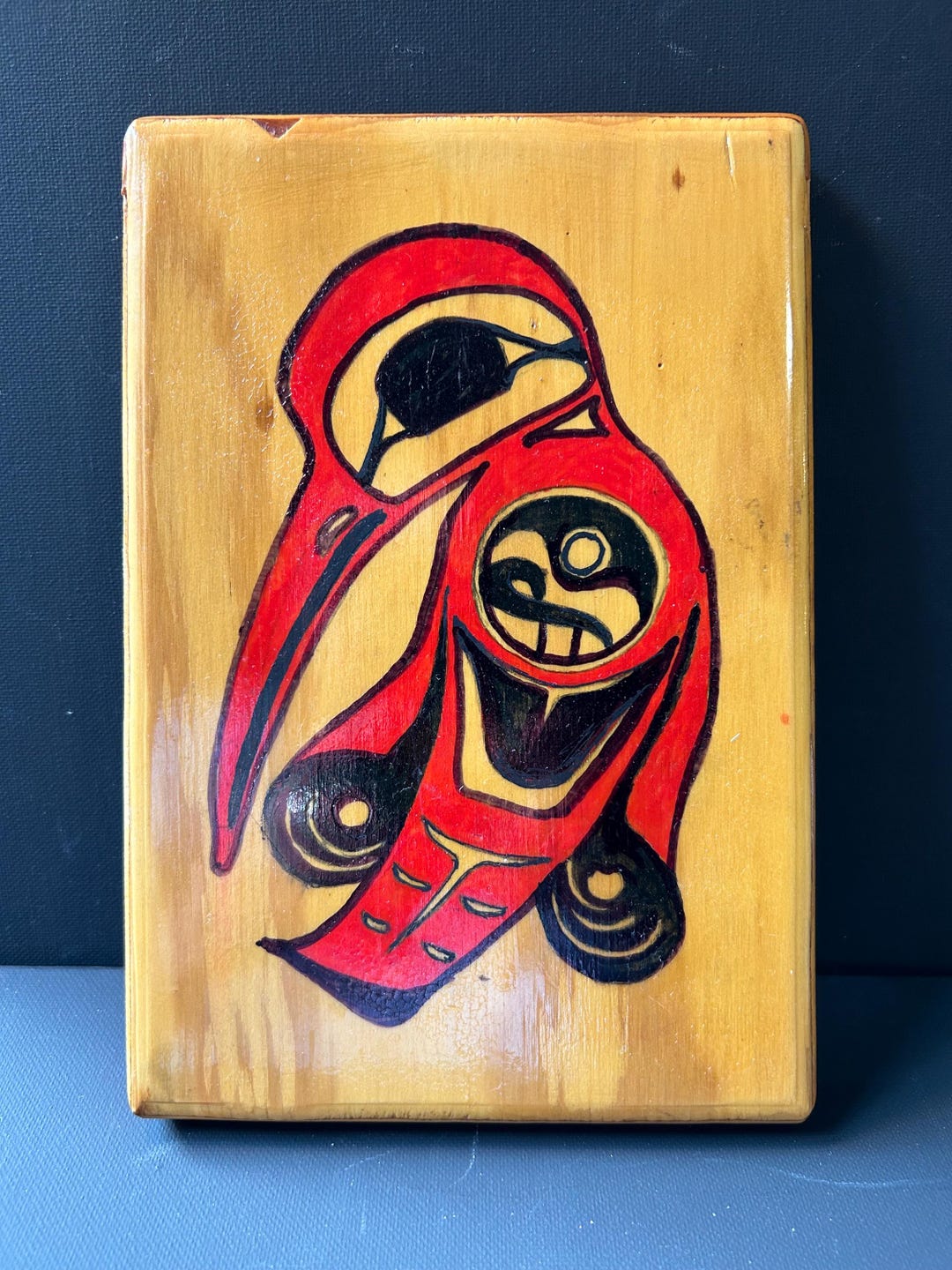 First Nations Painting Hummingbird Plaque - Etsy