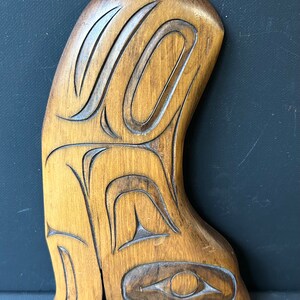 Frog First Nations Carving Signed - Etsy