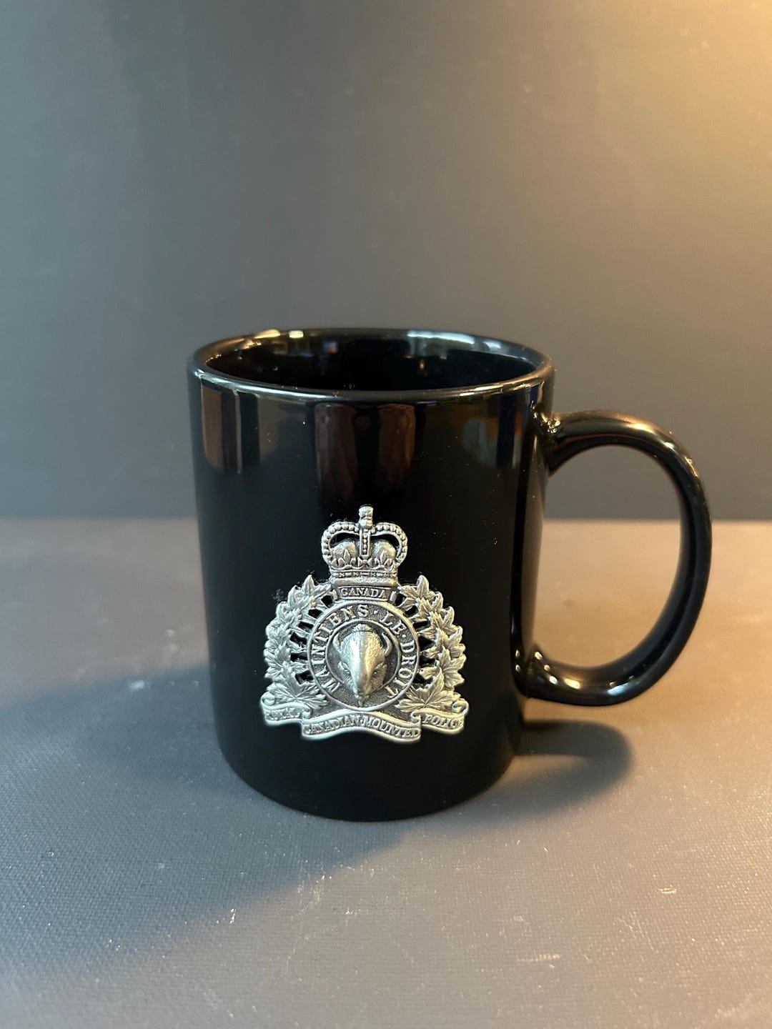 Coffee Cup RCMP Pewter Crest - Etsy