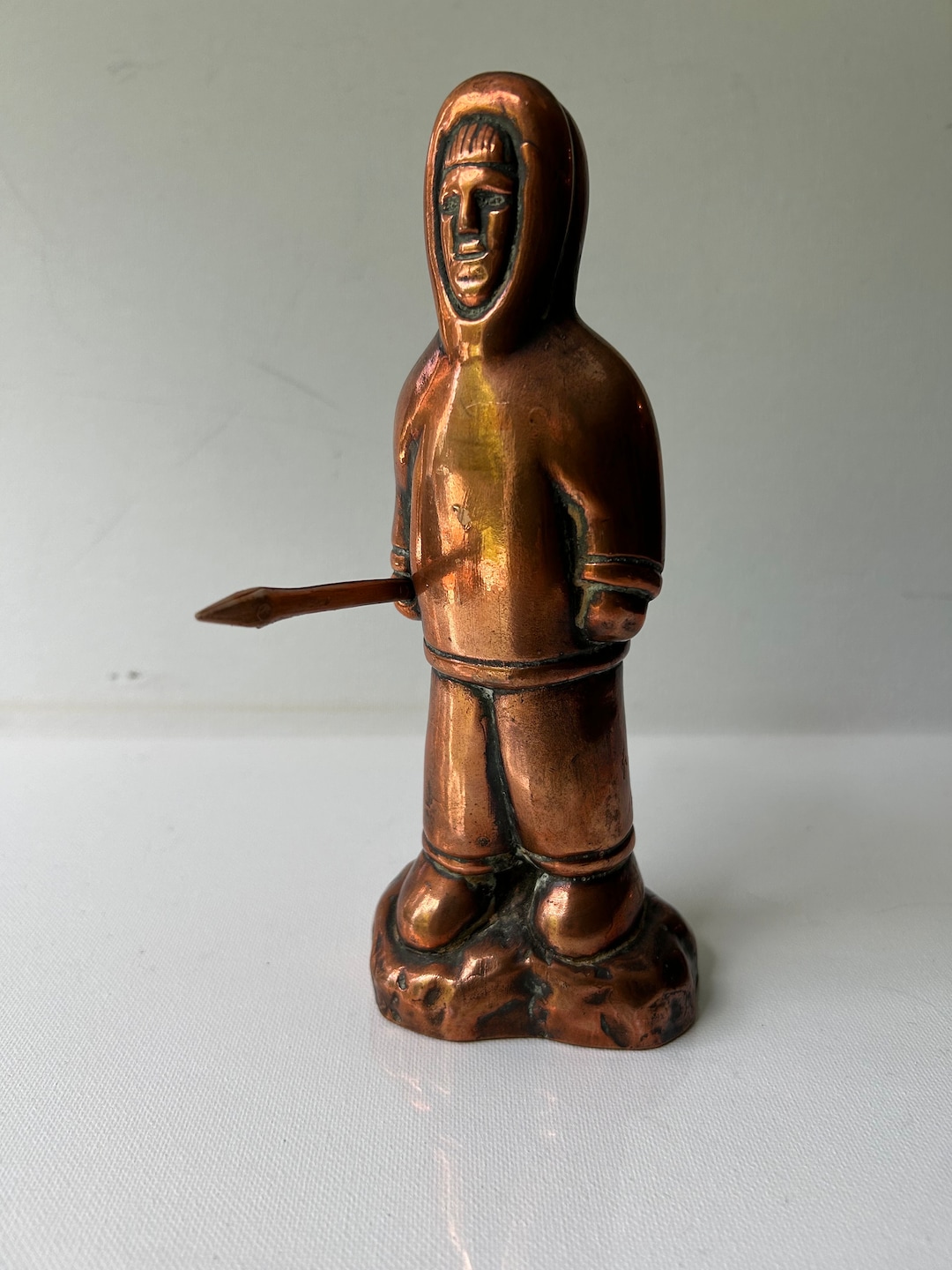 Copper Covered Inuit Eskimo Sculpture - Etsy