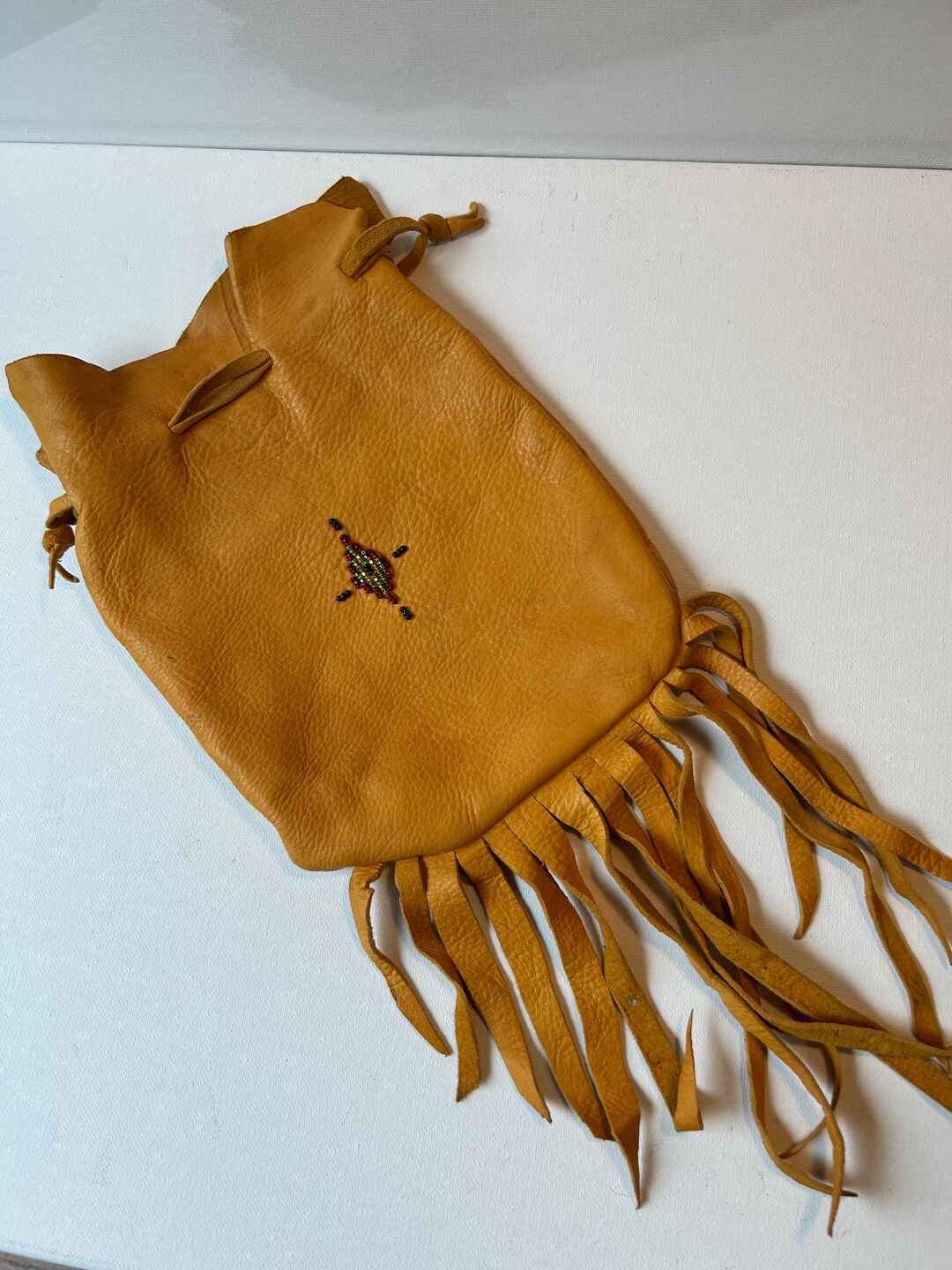 Purse Pouch First Nations Beaded Leather - Etsy