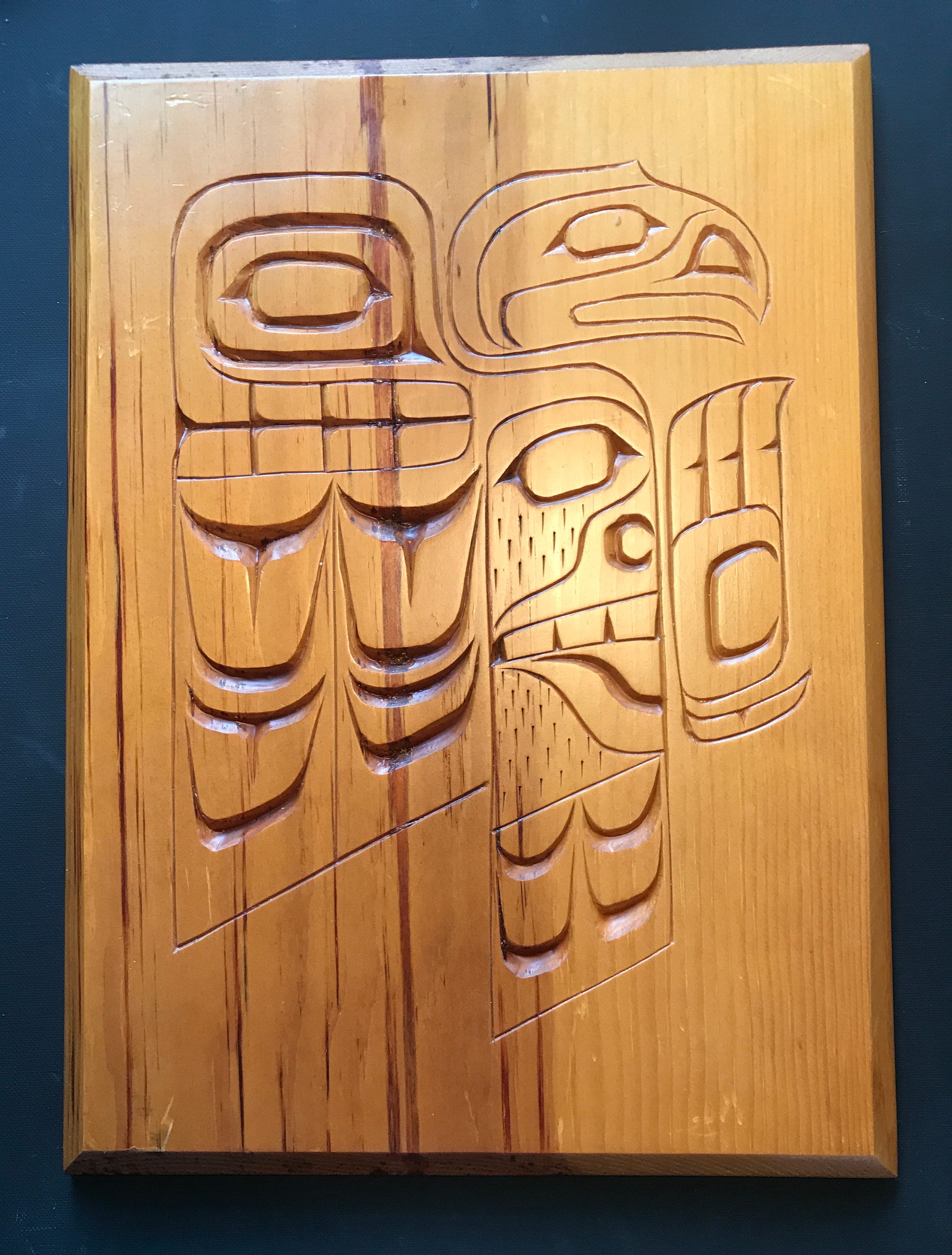 First Nations Eagle Wall Carving - Etsy