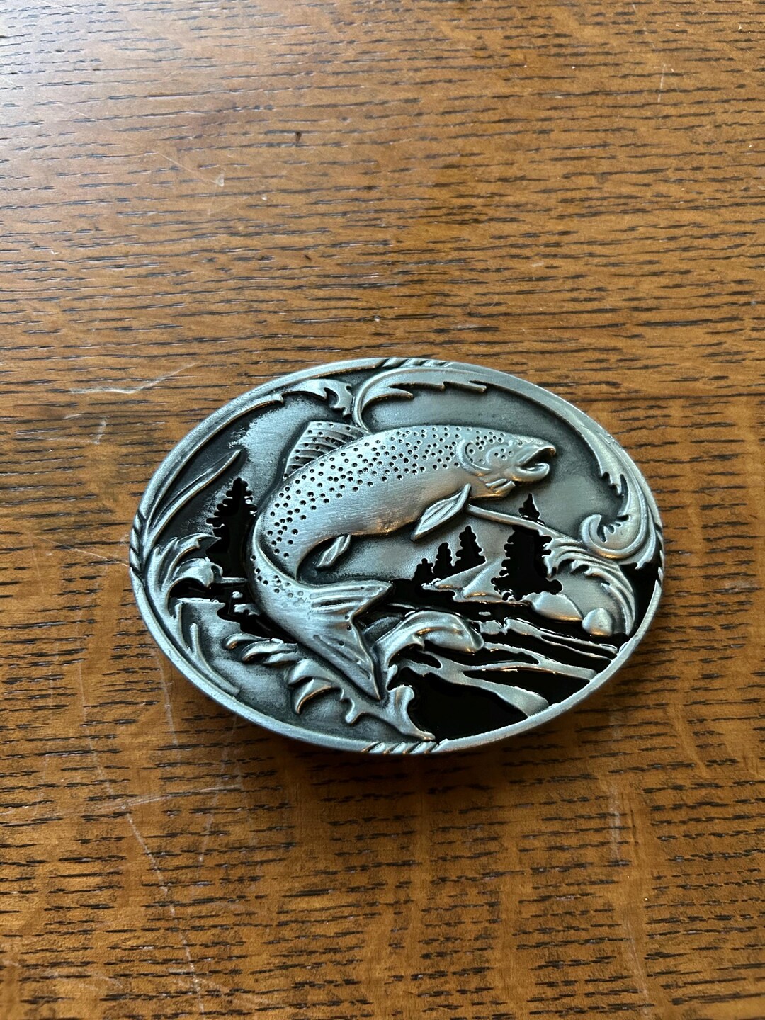 Belt Buckle Fishing Theme - Etsy