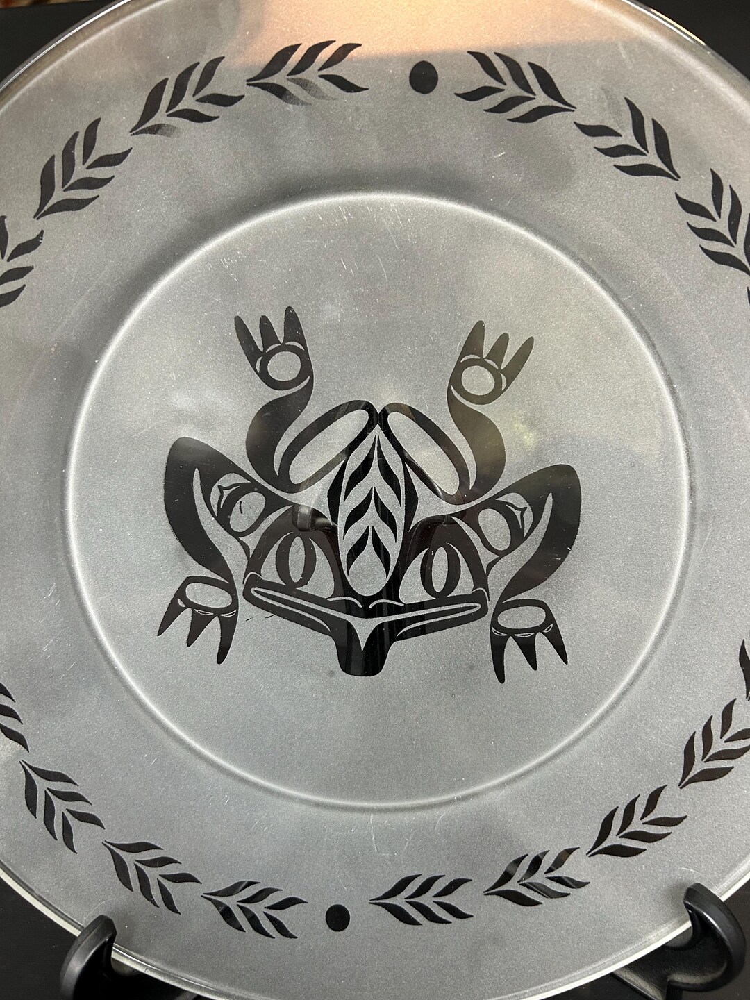 Native Plate Frog Design - Etsy