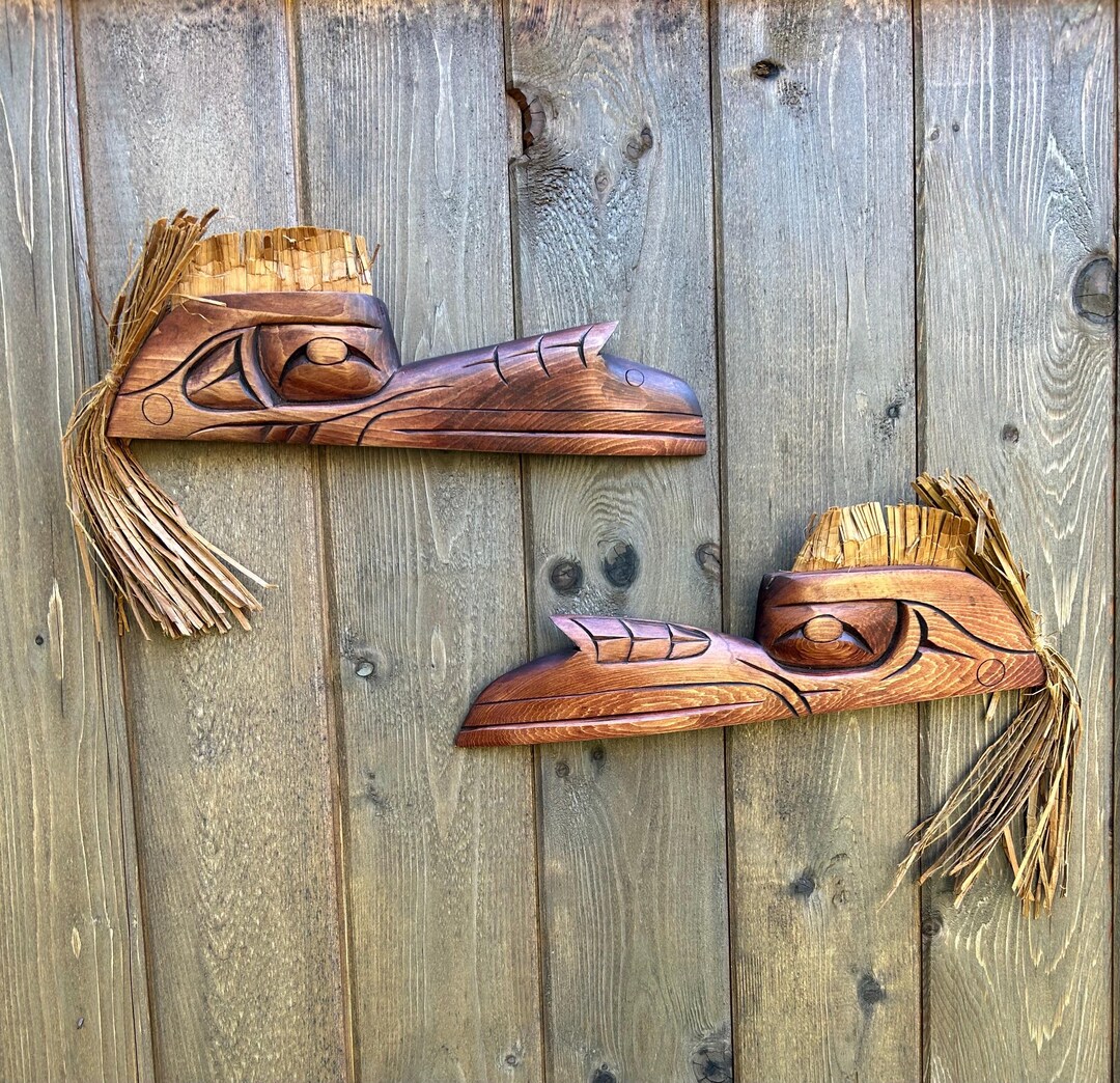 Raven Wall Plaques First Nations Signed - Etsy