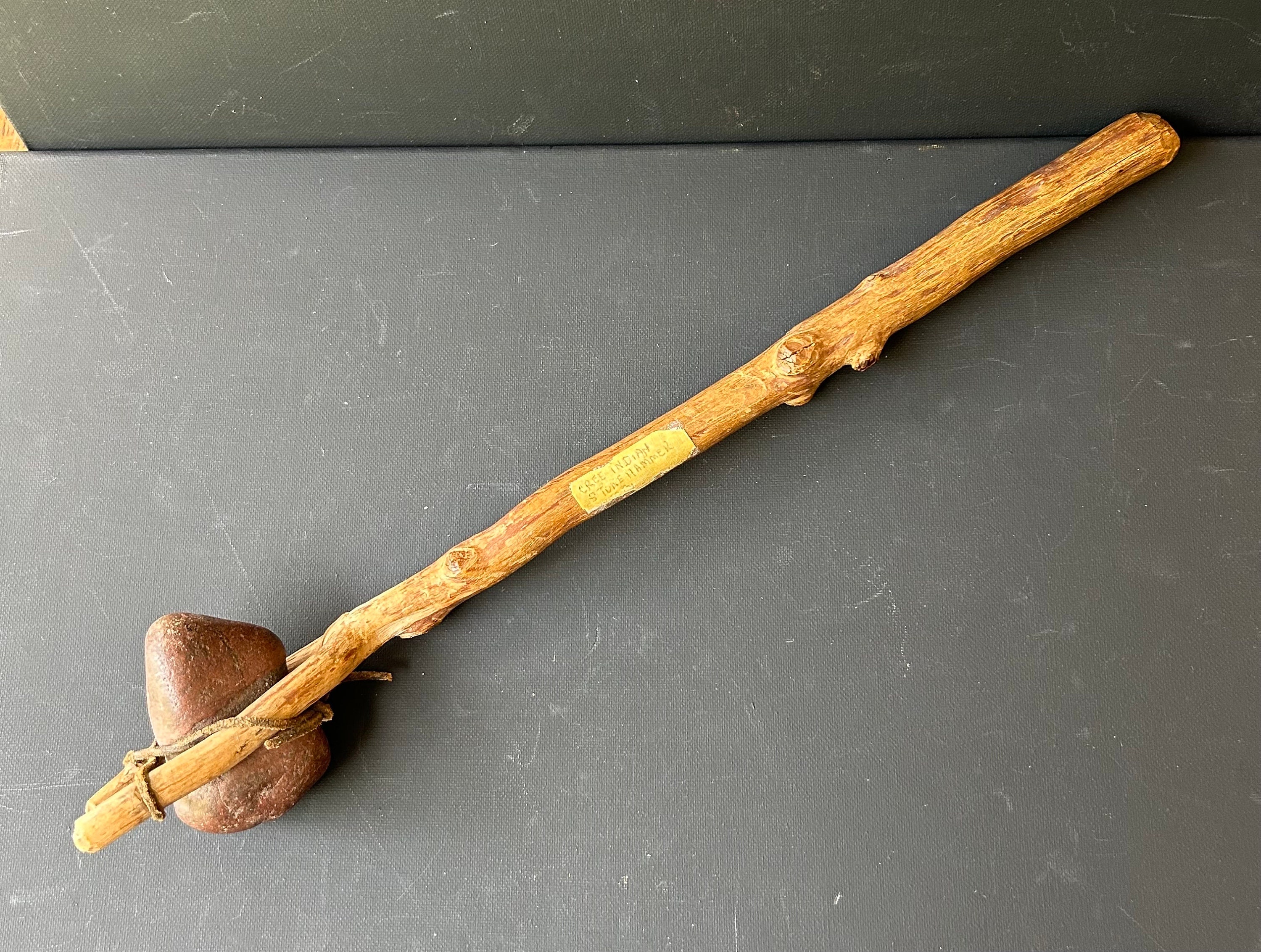 Cree Stone Head Hammer Very Old - Etsy