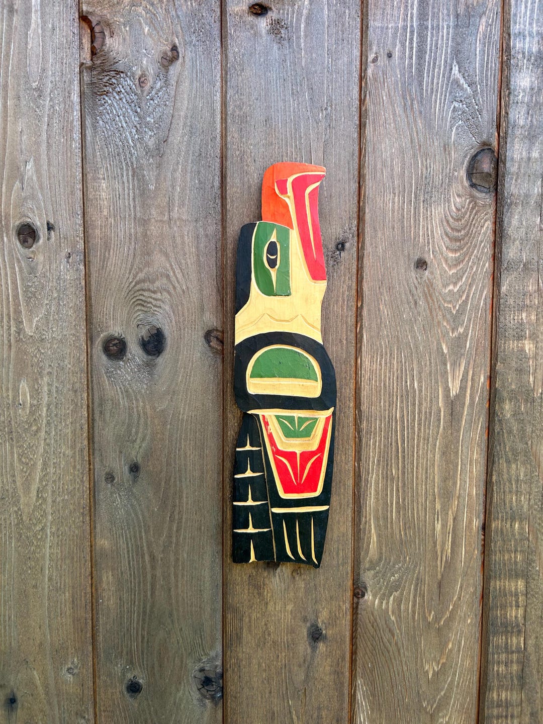 Bald Eagle Carving First Nations Signed - Etsy