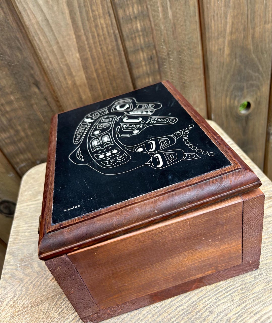 Vintage Box Hand Made First Nations Designs - Etsy