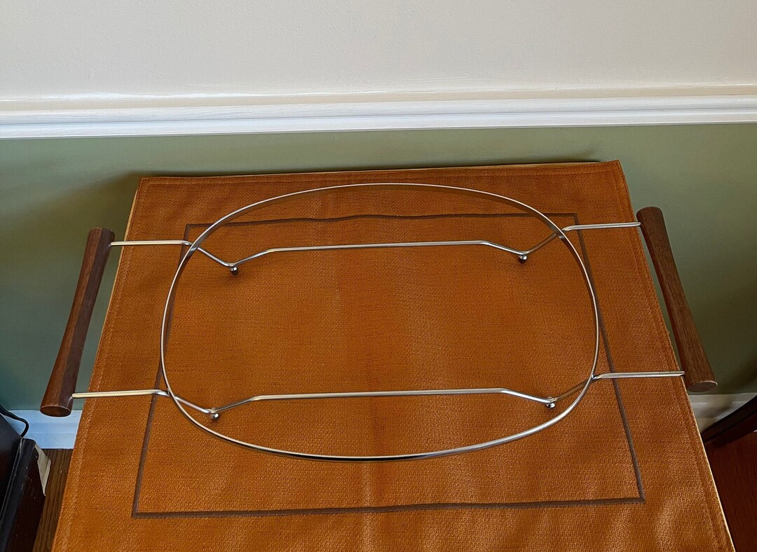 Vintage Corning Ware Platter Cradle/stand - Etsy