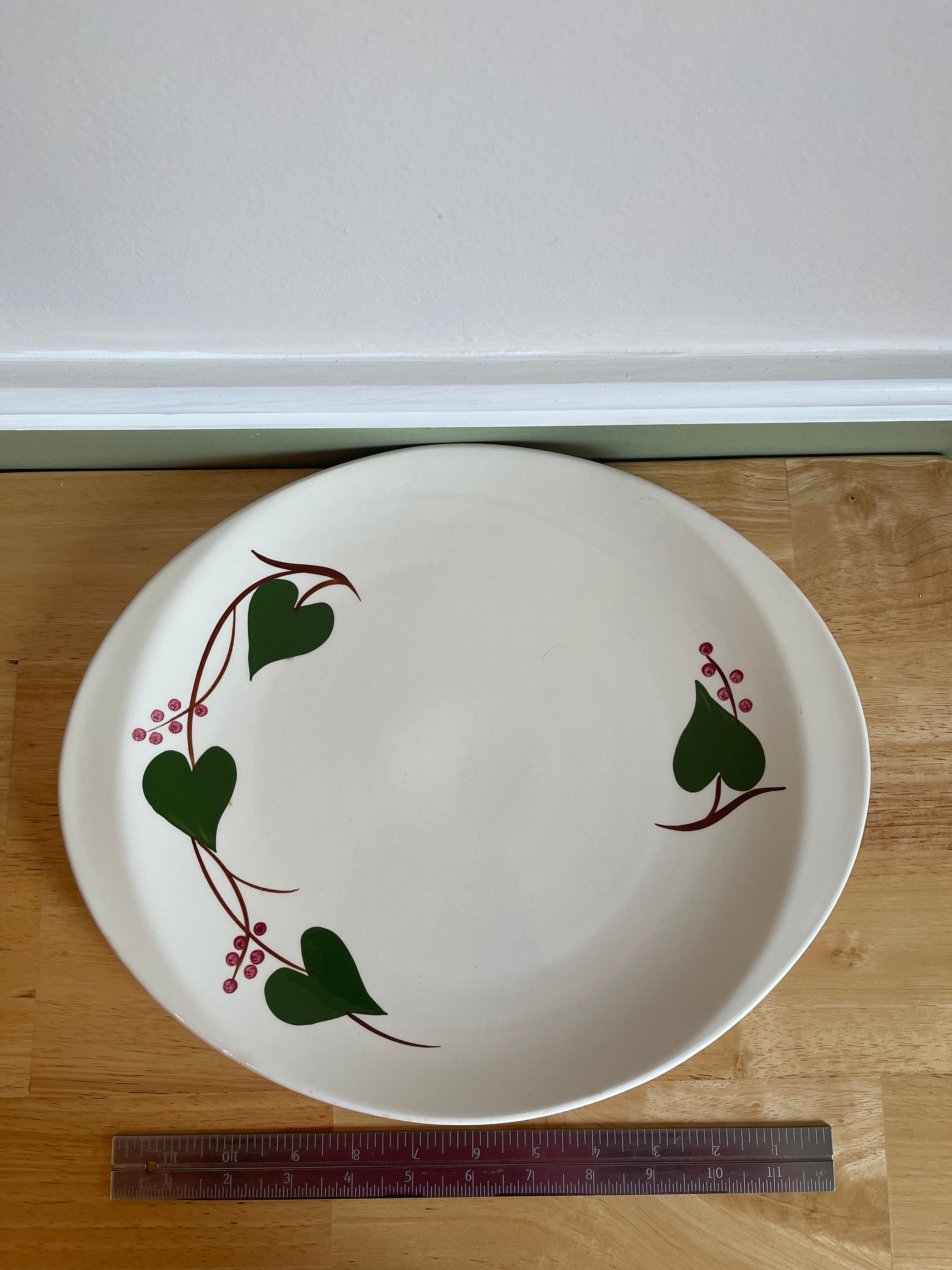 Vintage Blue Ridge Southern Pottery Stanhome Ivy Platter - Etsy