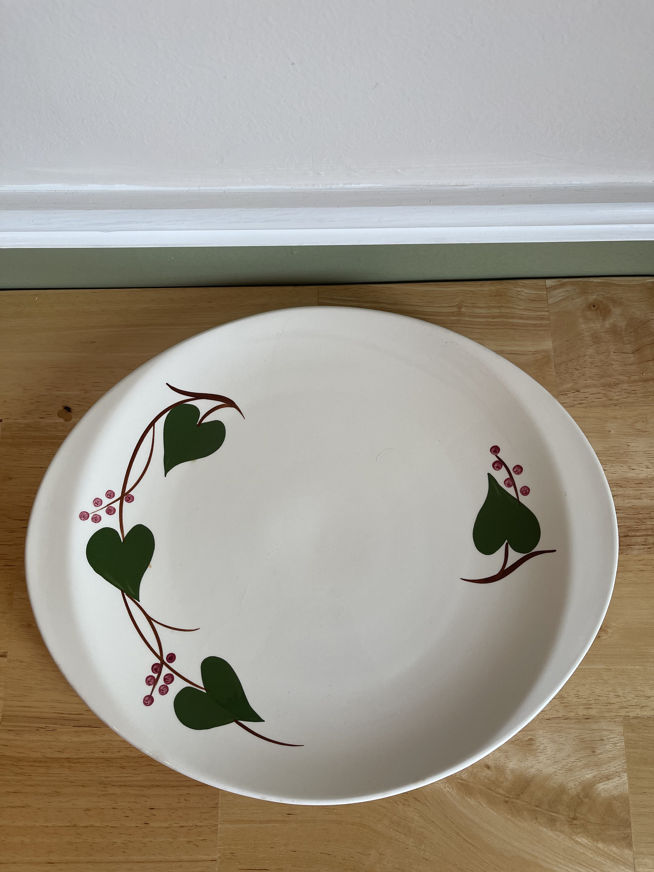 Vintage Blue Ridge Southern Pottery Stanhome Ivy Platter - Etsy