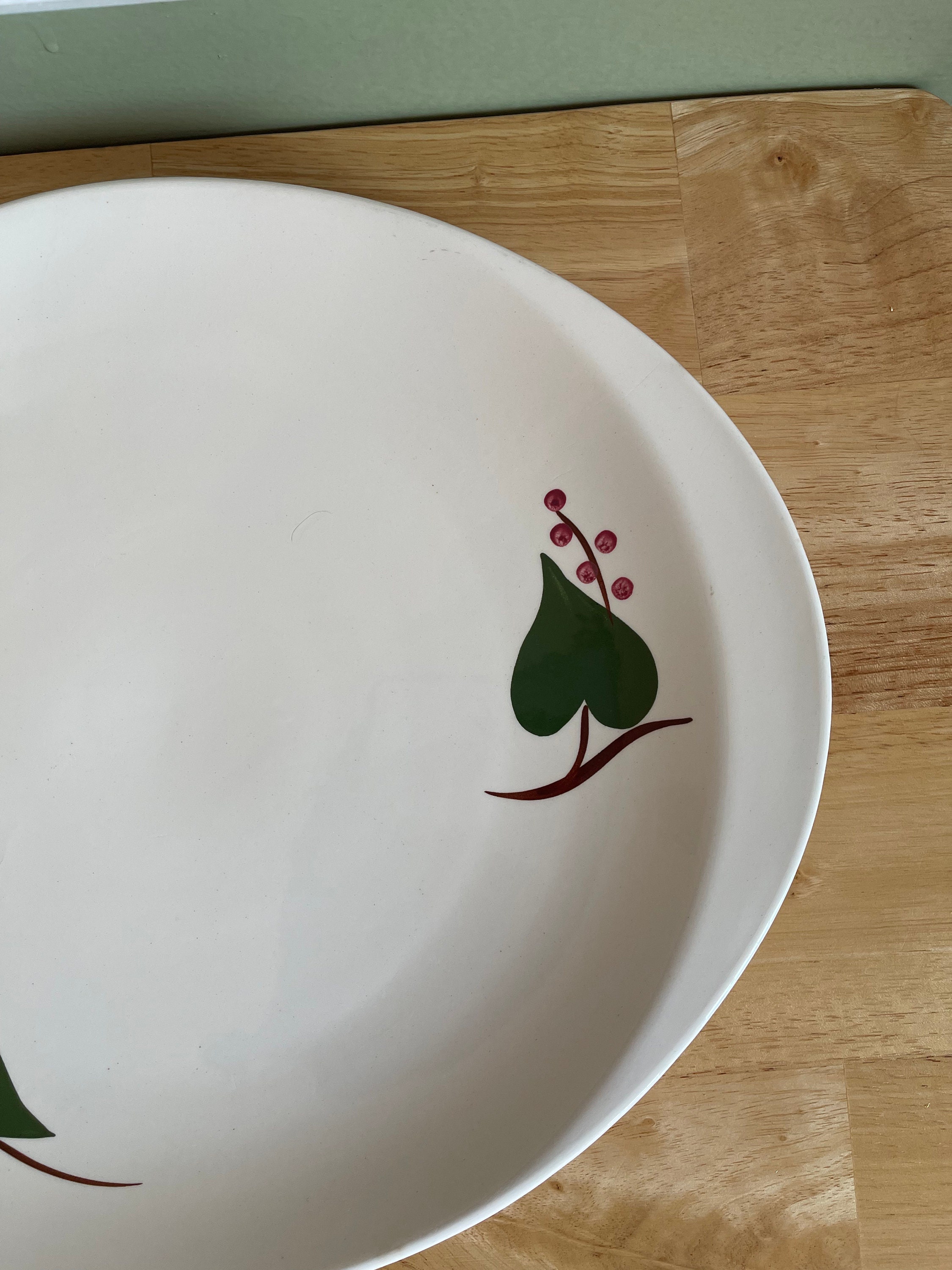 Vintage Blue Ridge Southern Pottery Stanhome Ivy Platter - Etsy