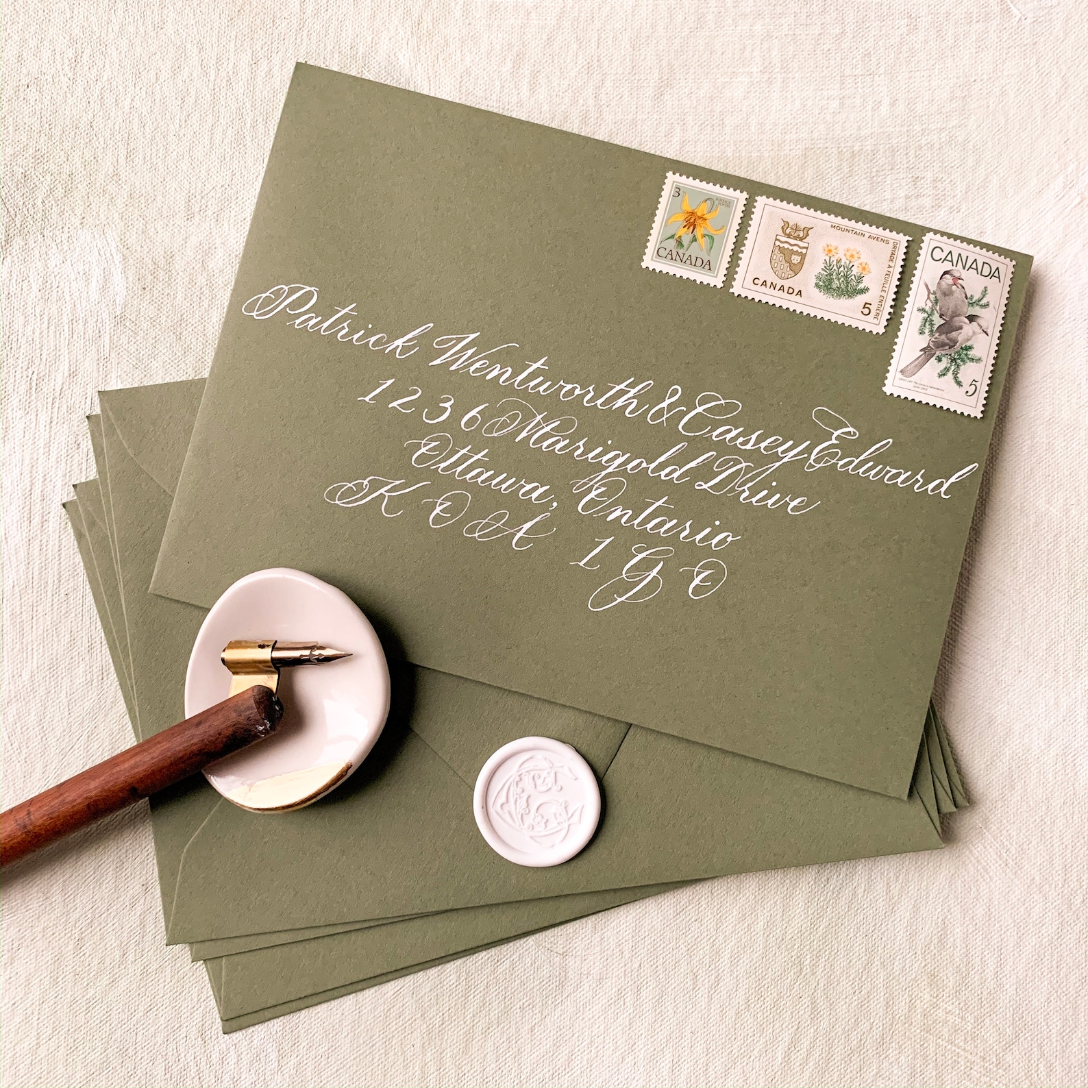 Custom Envelope Calligraphy - Classic Script - Etsy