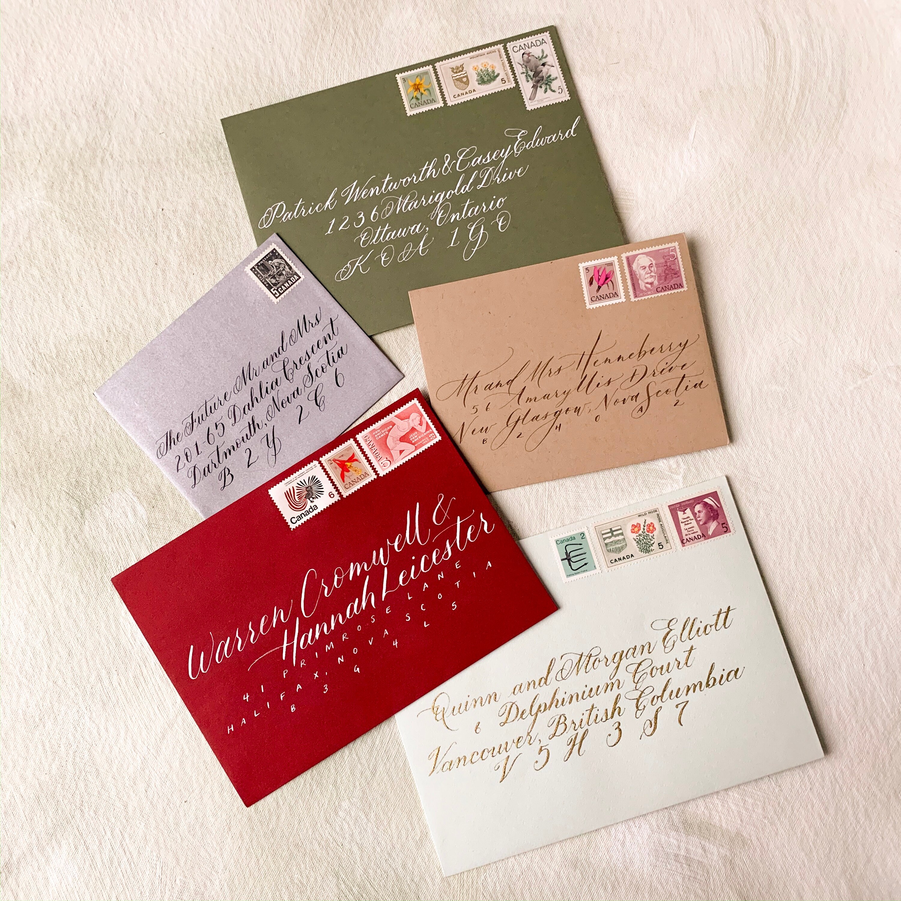 Custom Envelope Calligraphy - Classic Script - Etsy