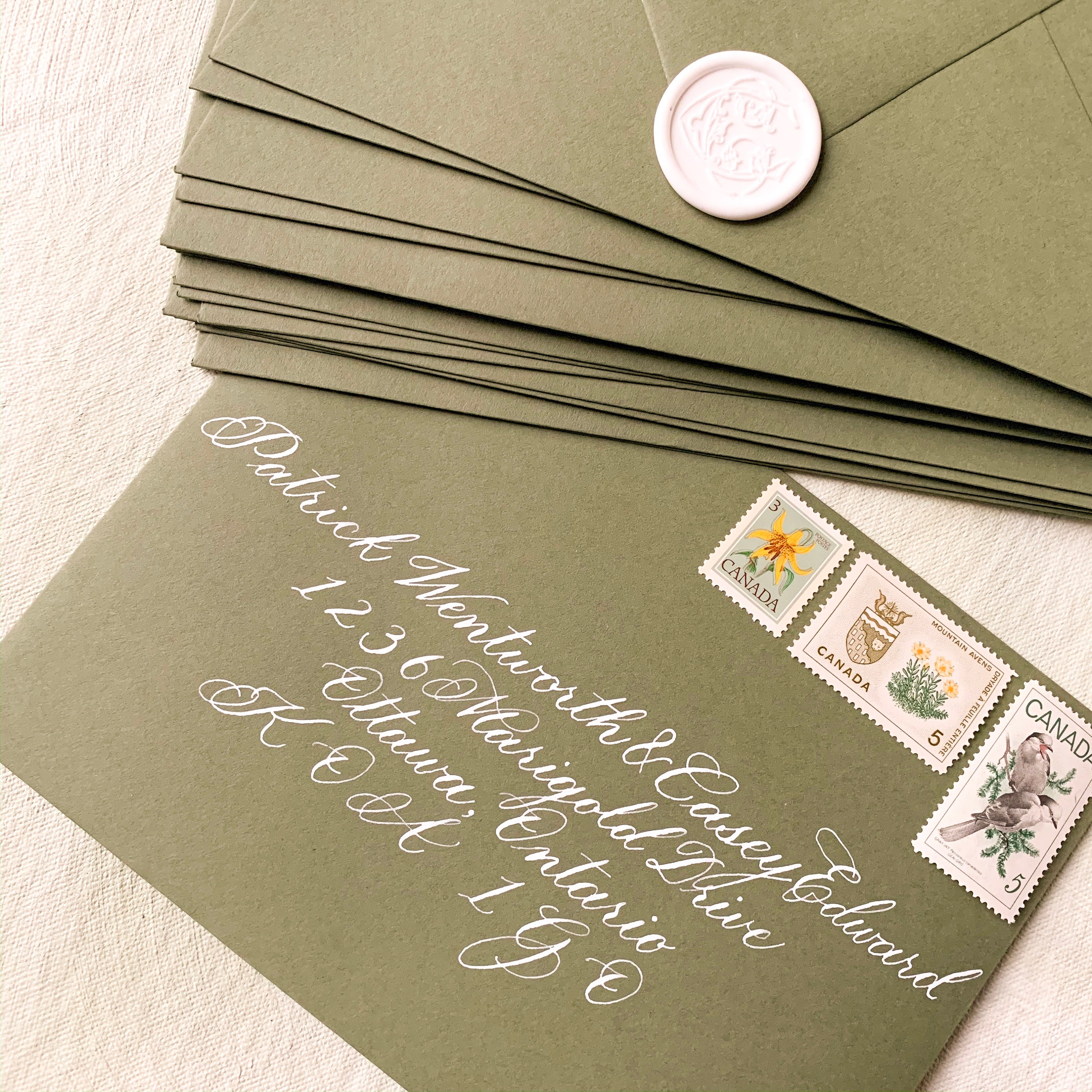 Custom Envelope Calligraphy Classic Script - Etsy