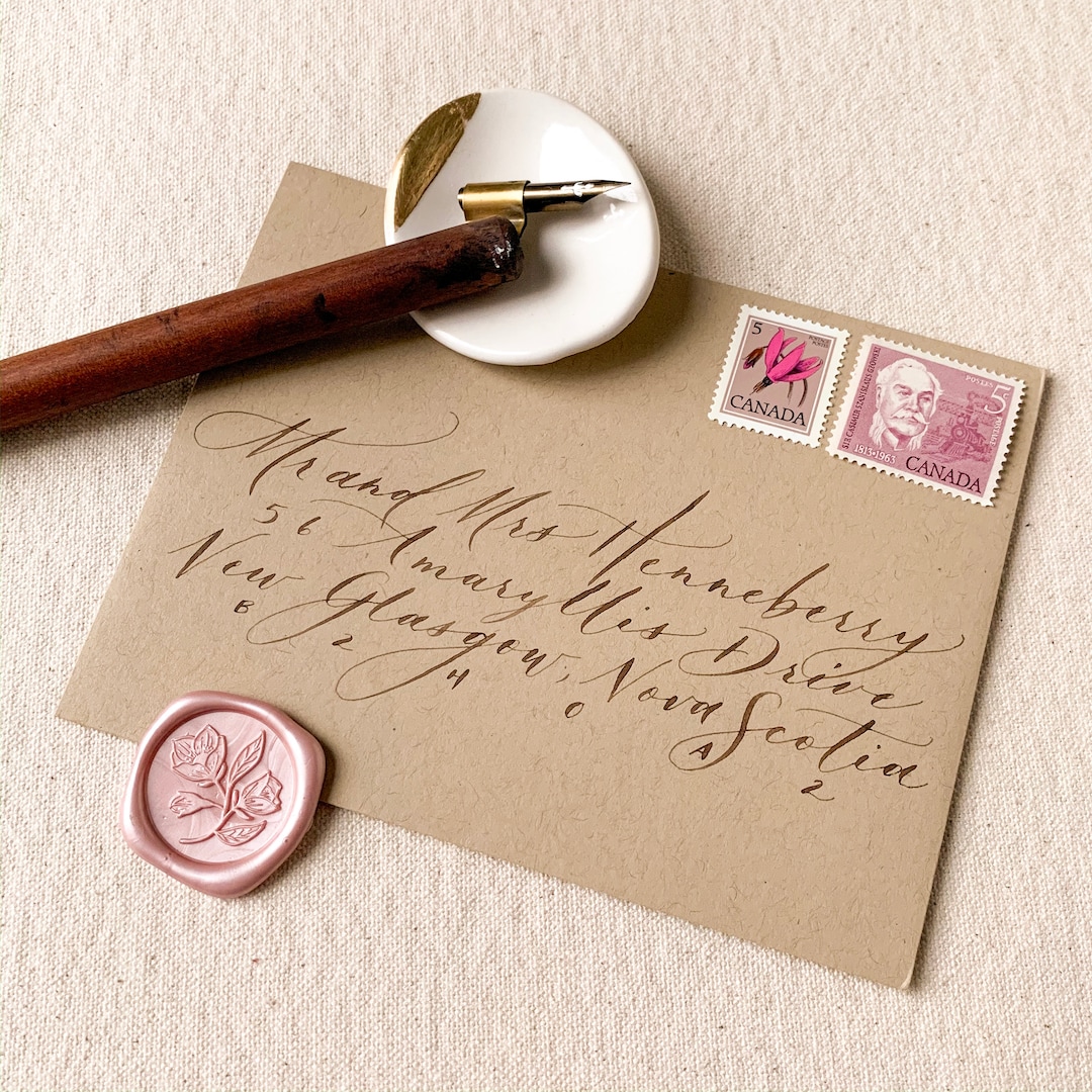 Custom Envelope Calligraphy - Modern Elegant Script - Etsy