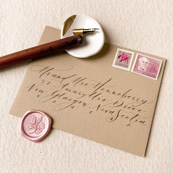 Envelope Calligraphy - Etsy