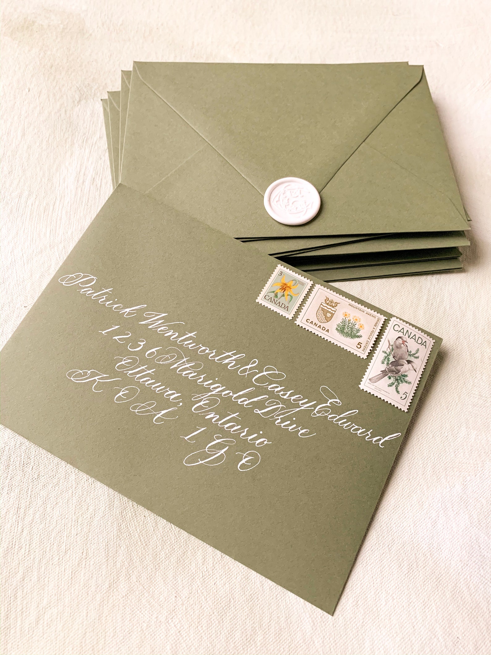 Custom Envelope Calligraphy Classic Script - Etsy