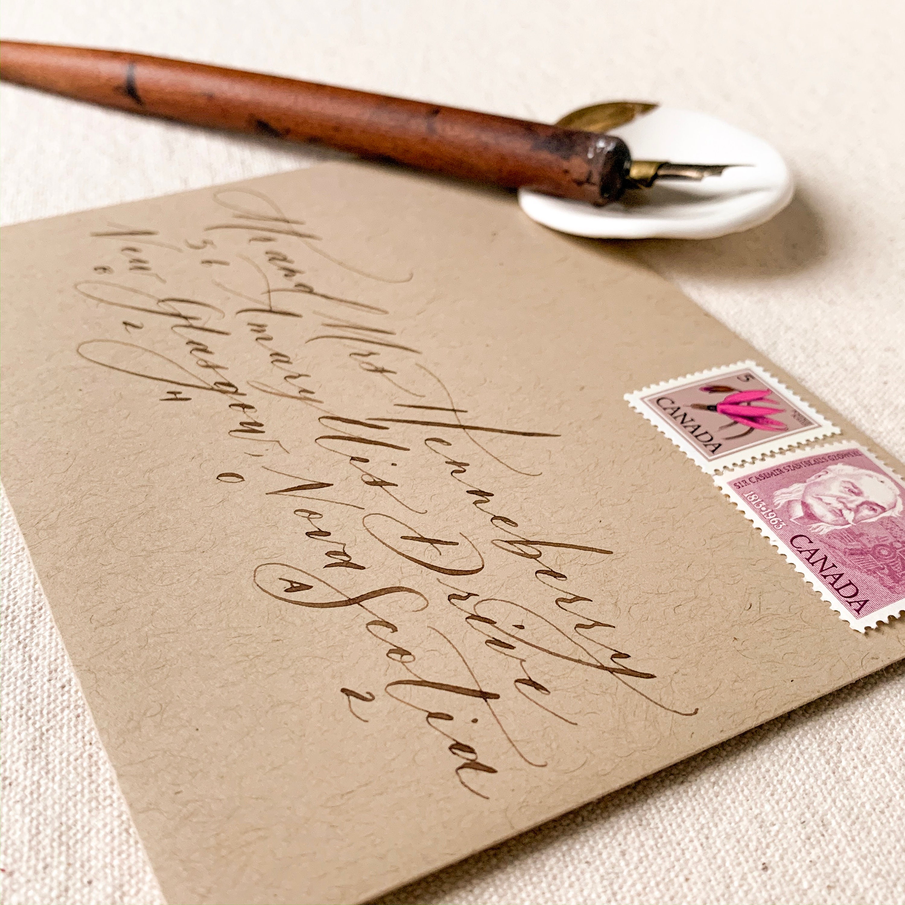 Custom Envelope Calligraphy - Modern Elegant Script - Etsy