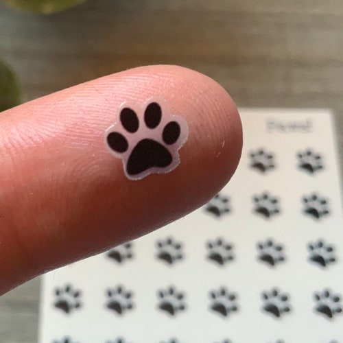 Paw Decal Stickers Vinyl Die Cut Wall Car Window Cute Pet | Etsy