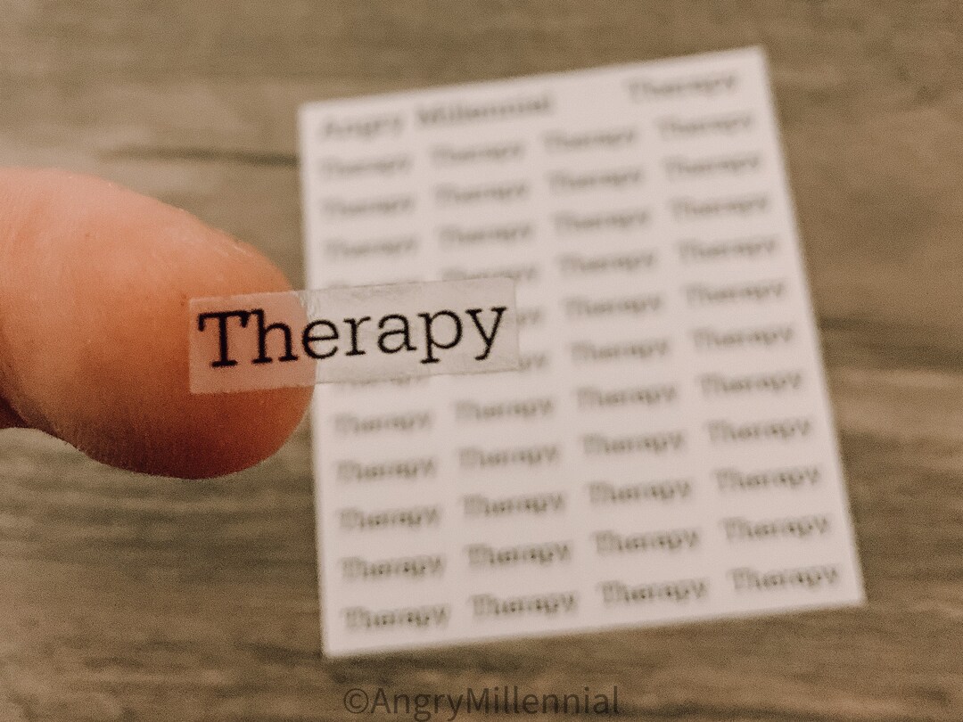 Therapy Planner Stickers | Therapy Appointment Reminder | Self Care ...
