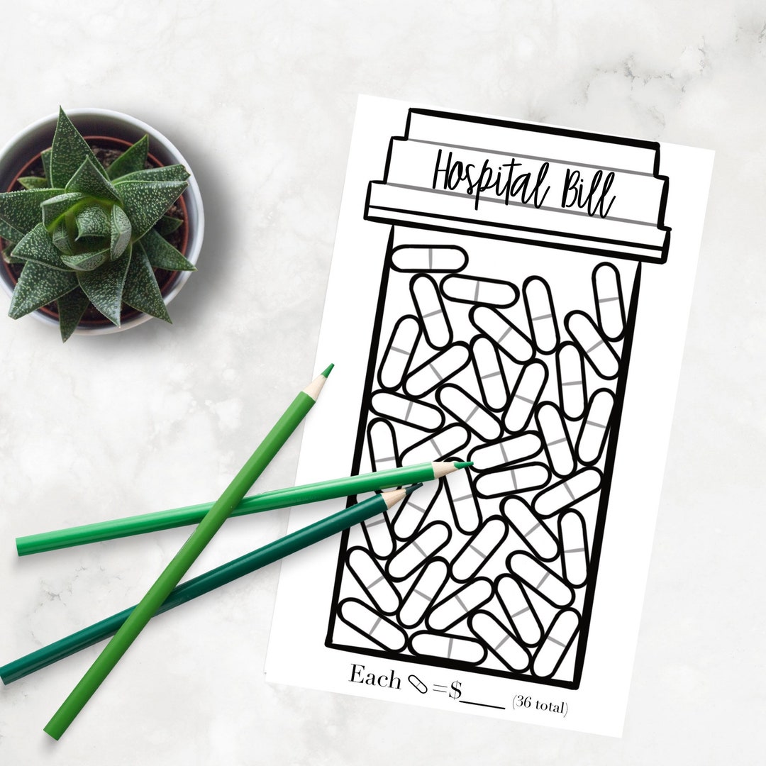 Blank Medical Savings Debt Tracker | Coloring Page Budget Tracking ...