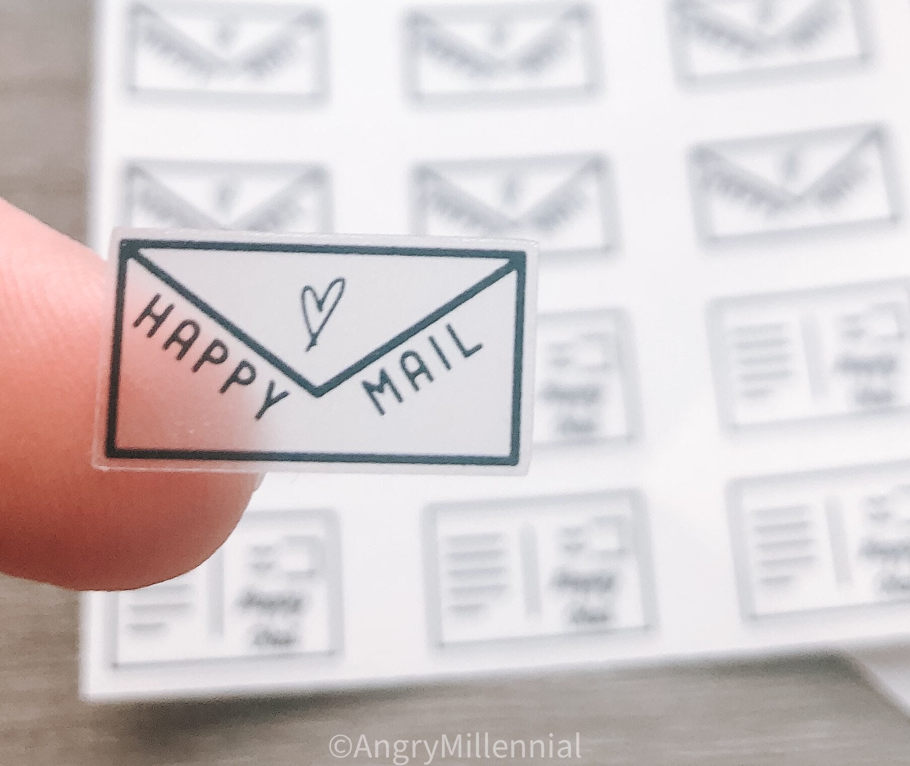 Small Happy Mail Planner Sticker Sheet - Etsy