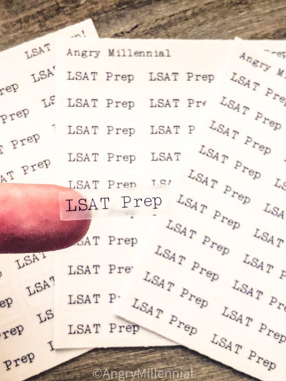 LSAT Prep Stickers LSAT Study Planner Law School Planner | Etsy