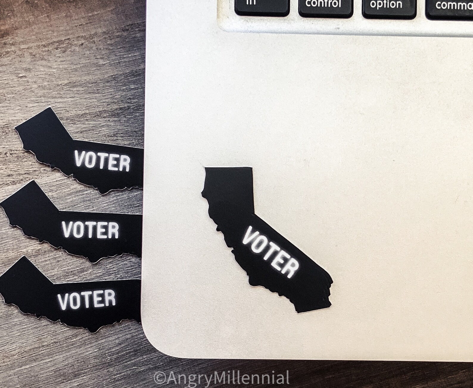California Voter Sticker CA Sticker Voter Sticker | Etsy