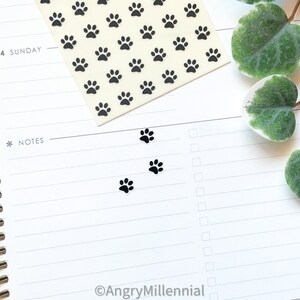Small Paw Print Stickers | Paw Print Sticker | Paw Planner Sticker ...