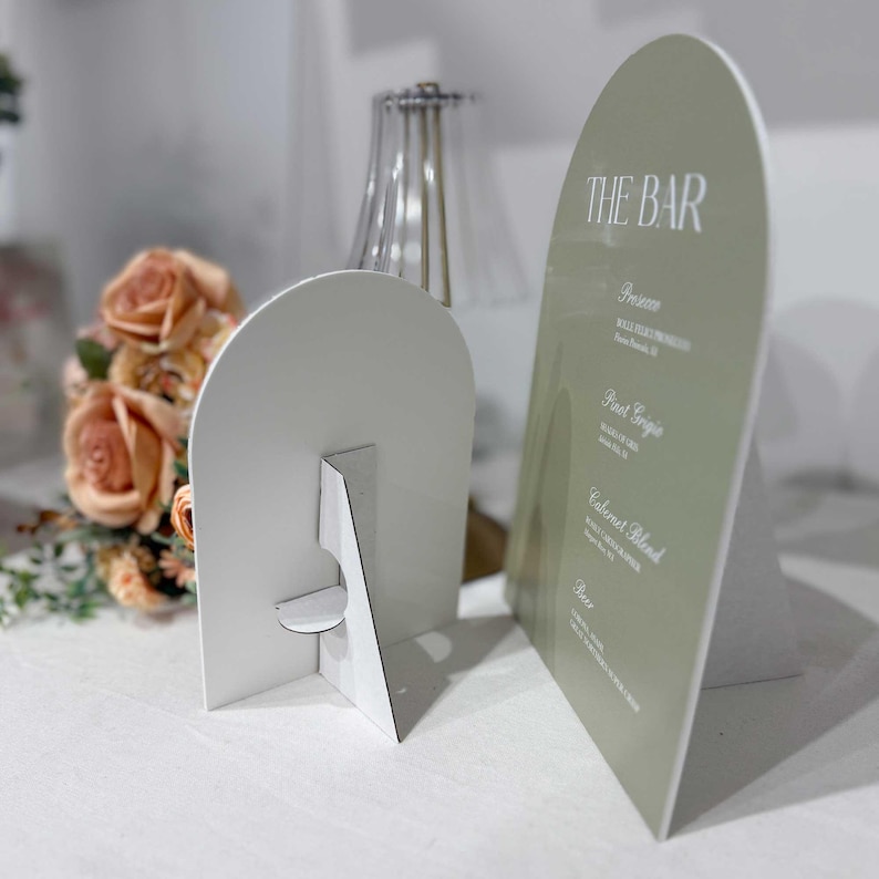 Wedding Sign Small Stand, Cardboard Struts A5,A4,A3 - Etsy Australia