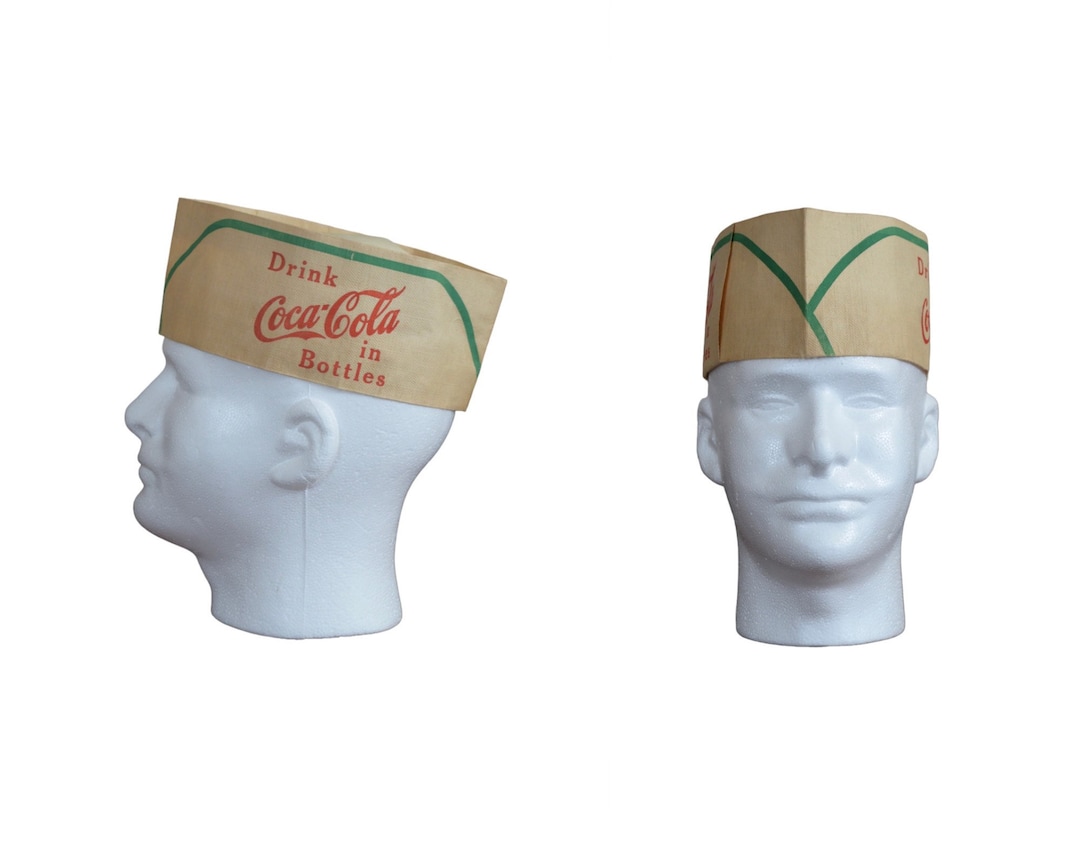 1930s Coca Cola Paper Soda Jerk Hat - Etsy