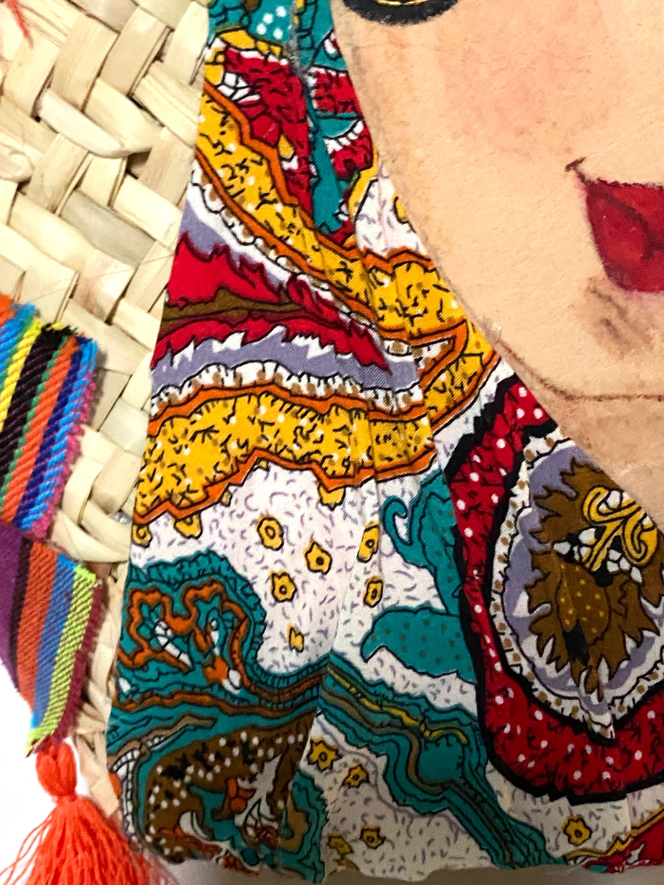 Handmade Straw Bag With Embroidery - Etsy